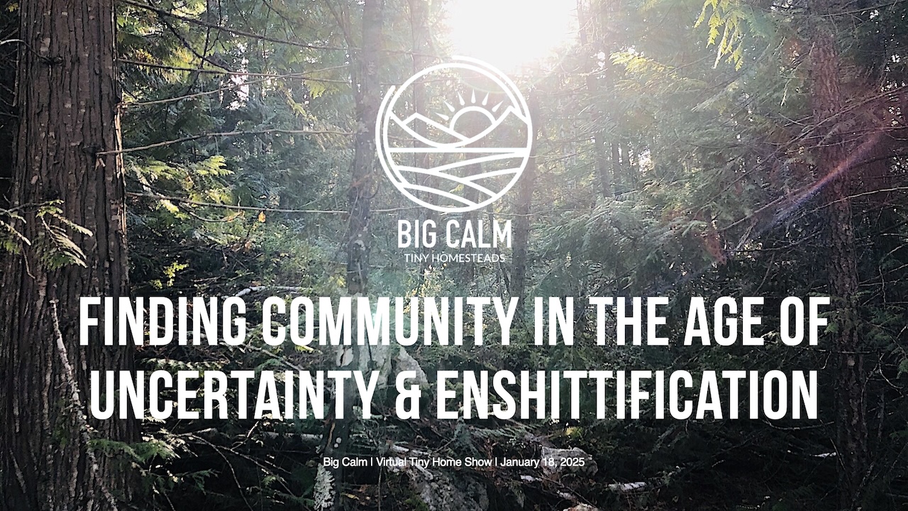 Big Calm - Finding Community in the Age of Uncertainty & Enshittification